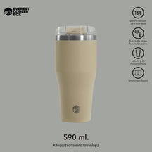 Everest แก้วน้ำเก็บความเย็นเคลือบเซรามิค แก้วสแตนเลส Tumbler Ceramic c