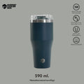 Everest แก้วน้ำเก็บความเย็นเคลือบเซรามิค แก้วสแตนเลส Tumbler Ceramic c